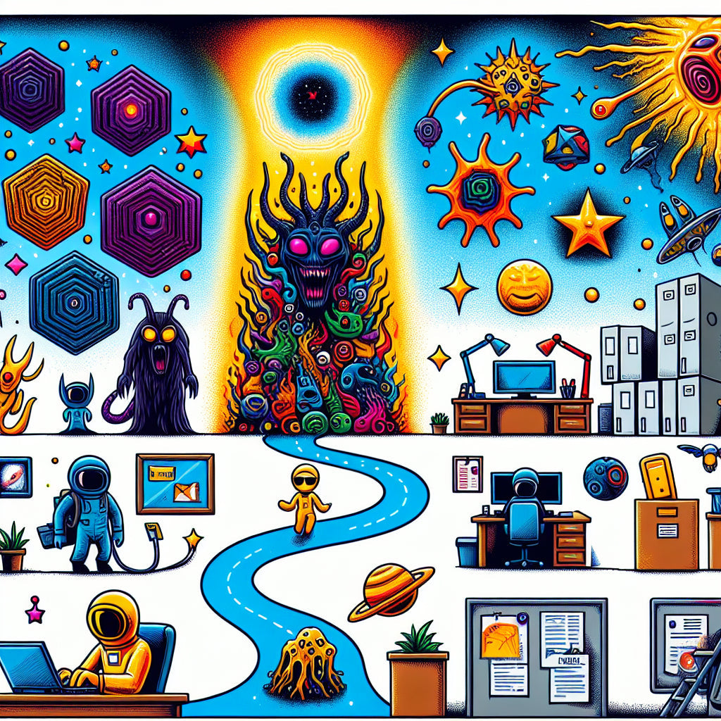 From the Cosmic Hive to Corporate Cubicles: The Hilarious Adventures o ...